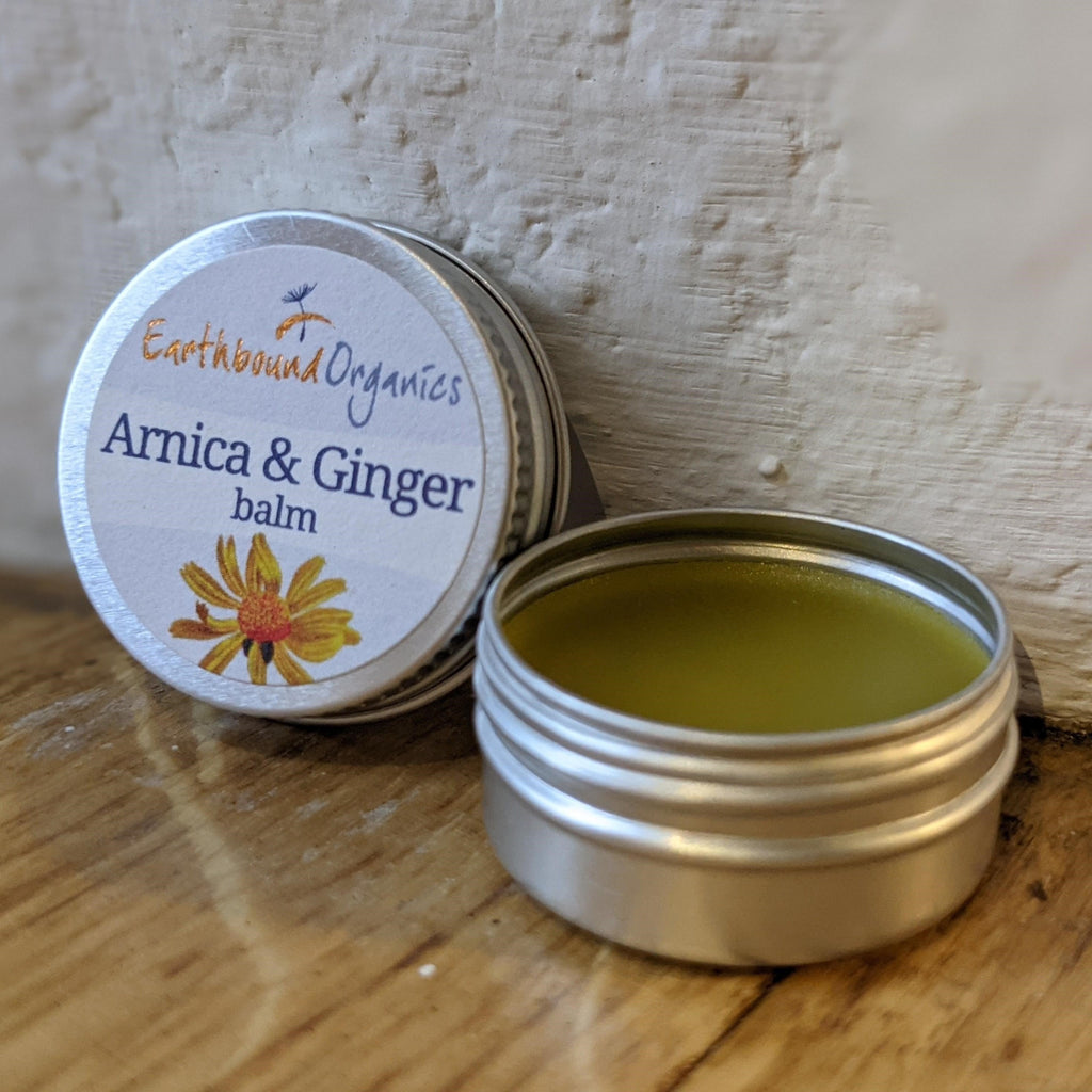 Arnica & Ginger balm 10ml – Earthbound Organics